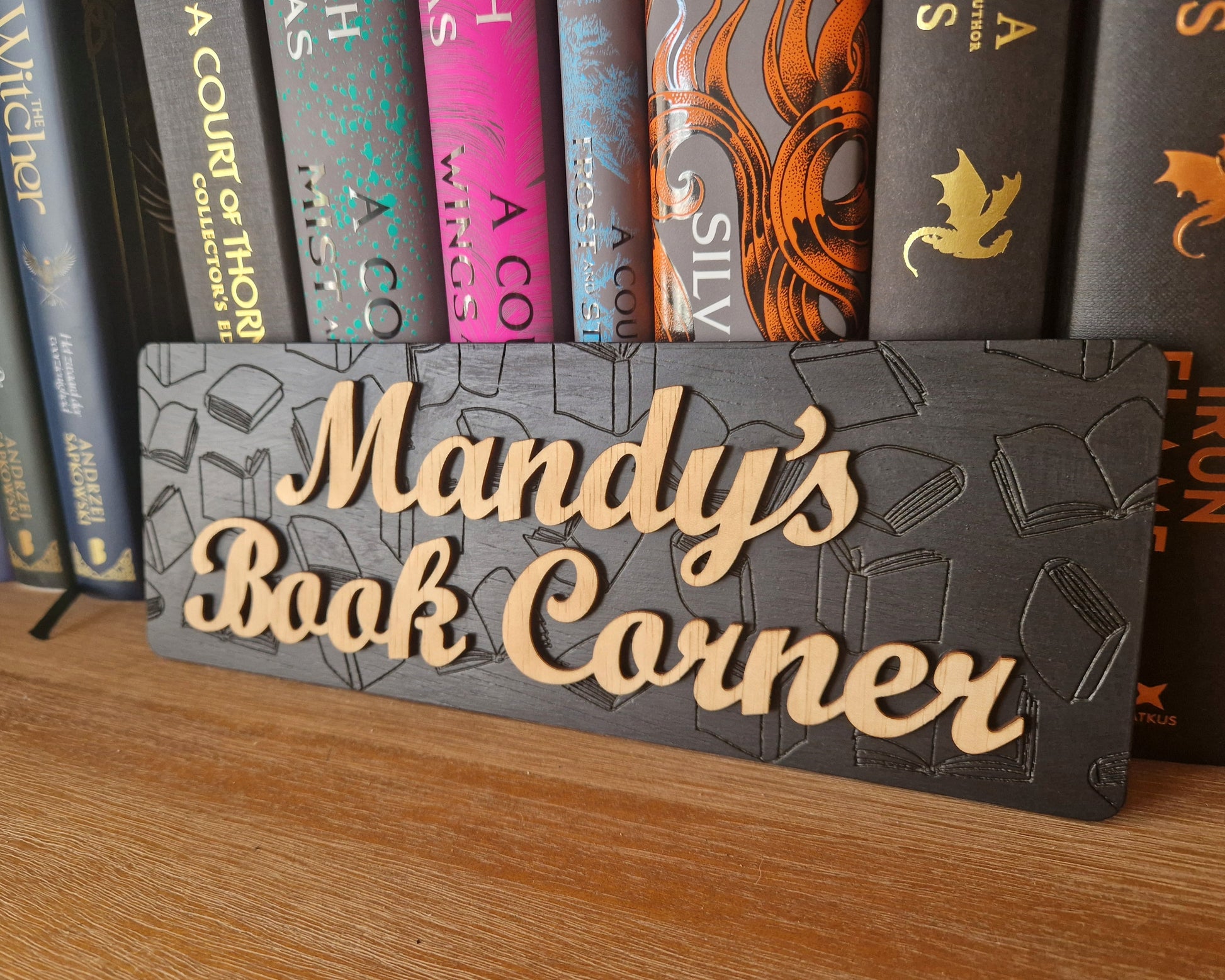 Personalizable Book Corner Sign – GeekyWorkshop